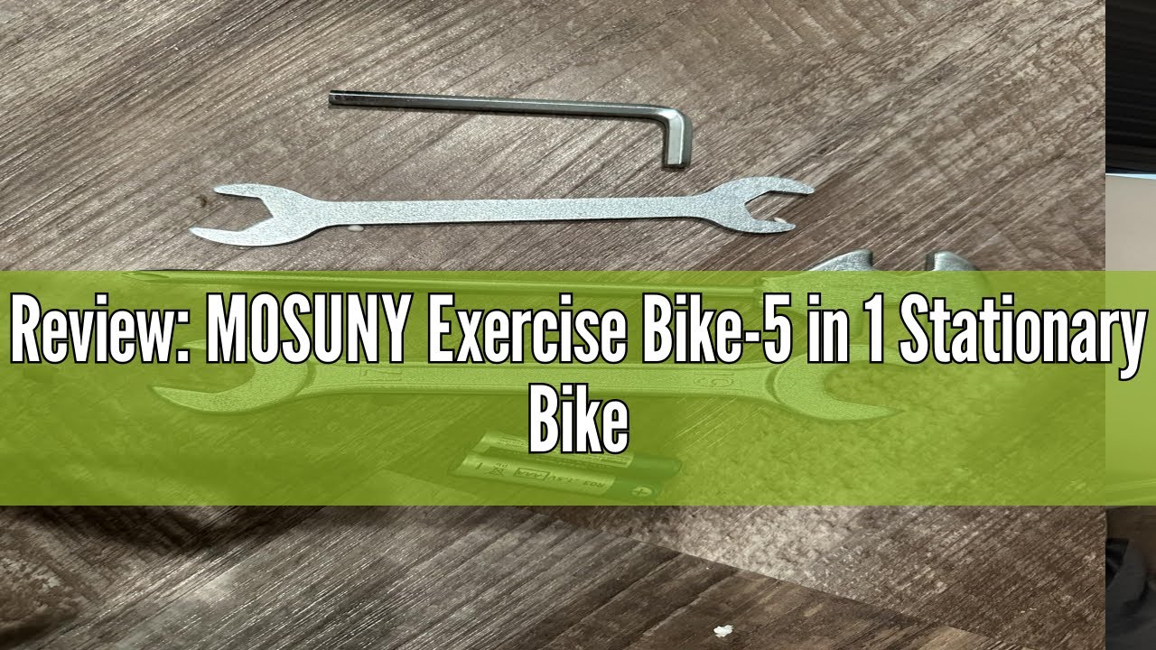 Review: MOSUNY Exercise Bike-5 in 1 Stationary Bike - YouTube