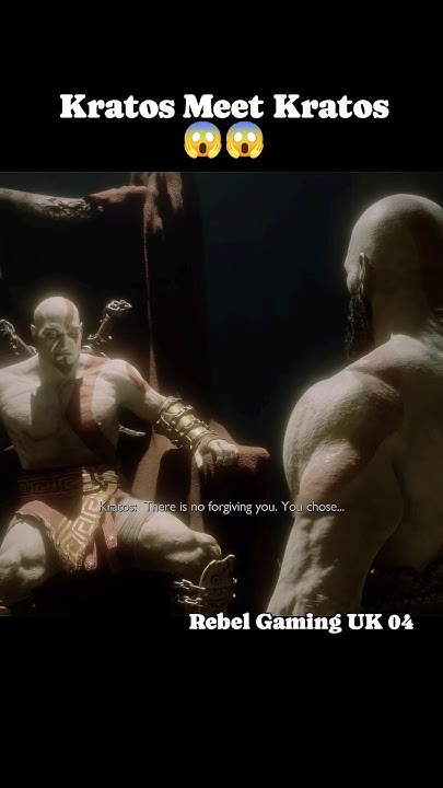 Kratos Meets His Younger Self।। God of War Ragnarok ।। - YouTube