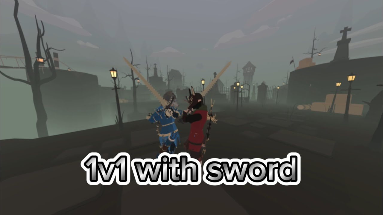 1v1 with sword - YouTube