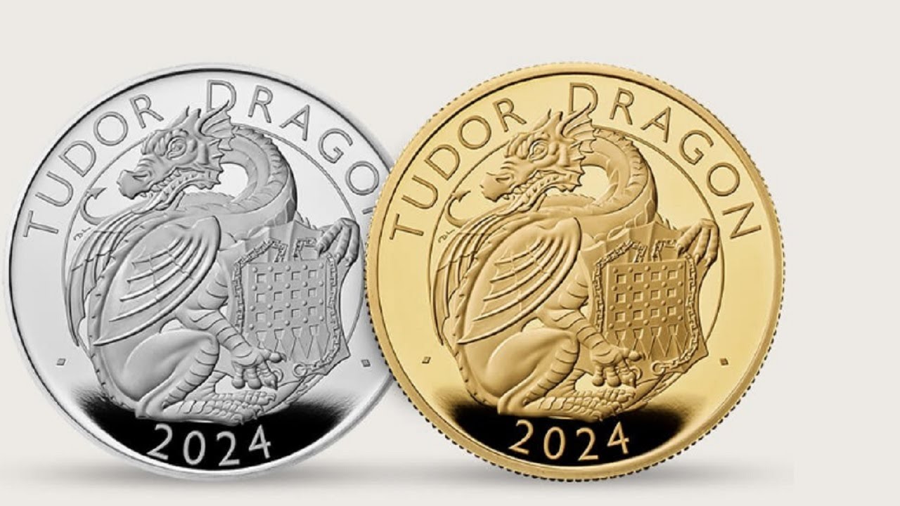 Royal Mint Release The Tudor Beast Dragon Gold and Silver Coins - YouTube