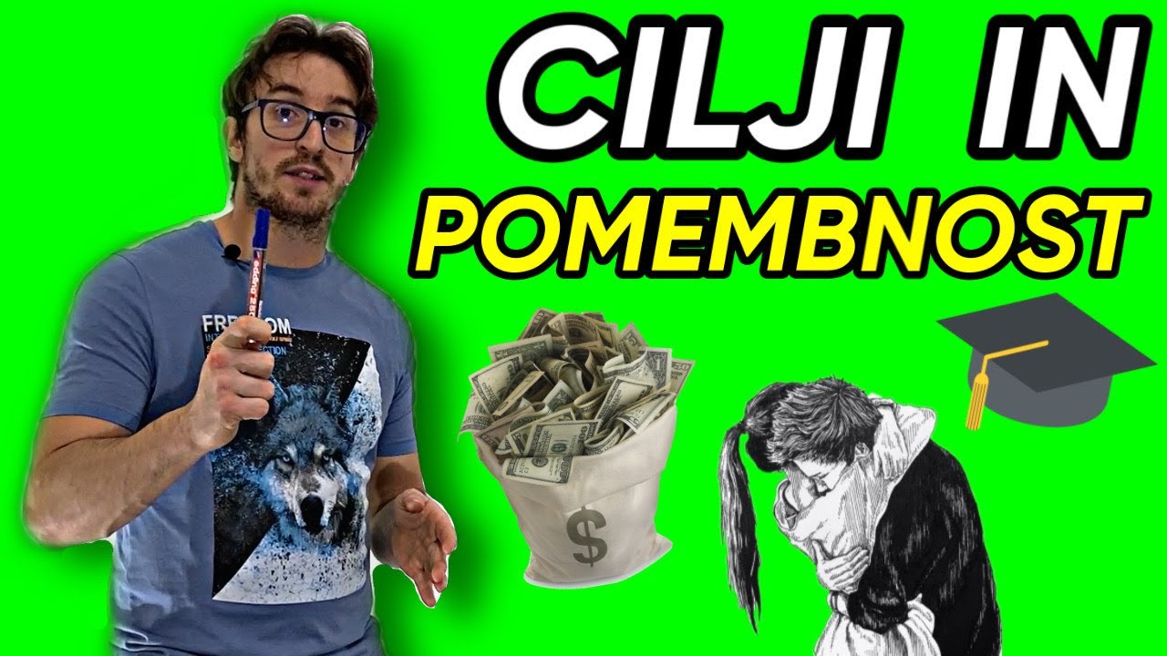 So Cilji Pomembni? | Pomembnost, Namen in Pozornost - YouTube