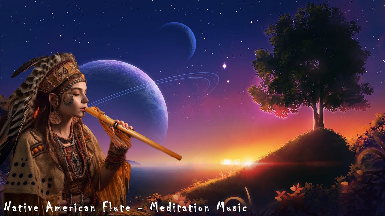 Native American flute music | The best meditation before going to bed ...