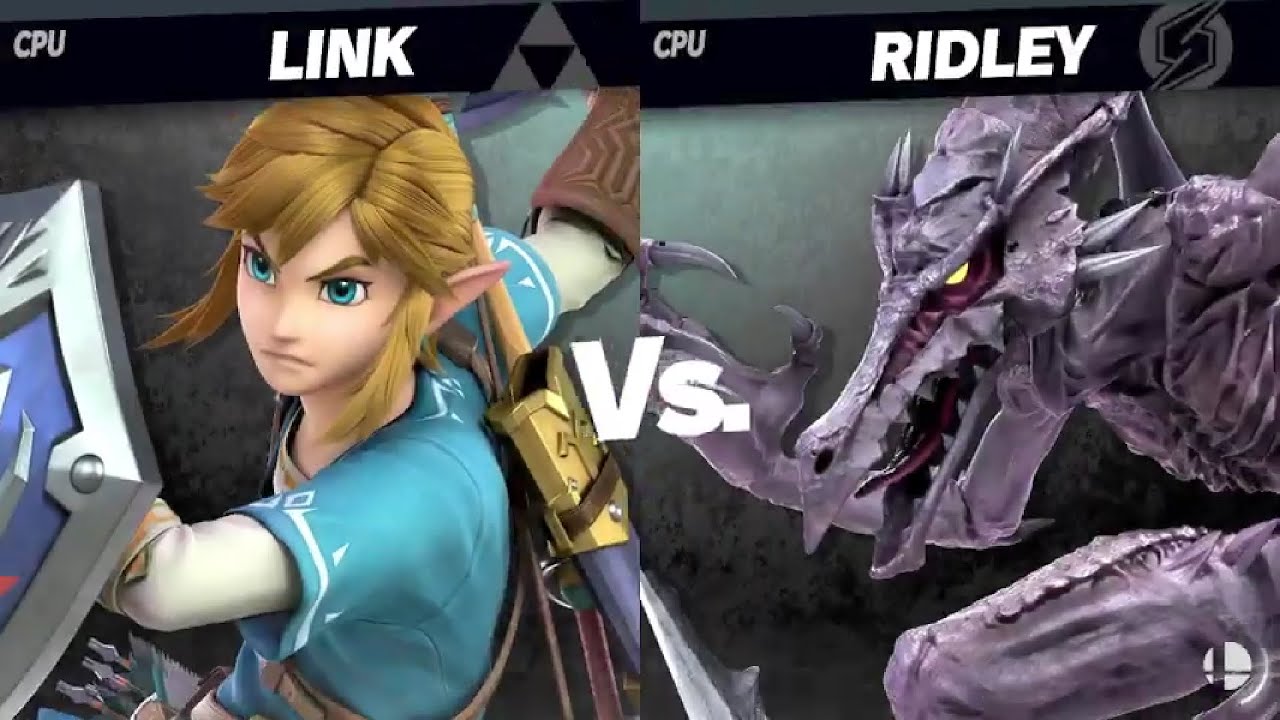 Smash Ultimate EX Link VS Ridley - YouTube