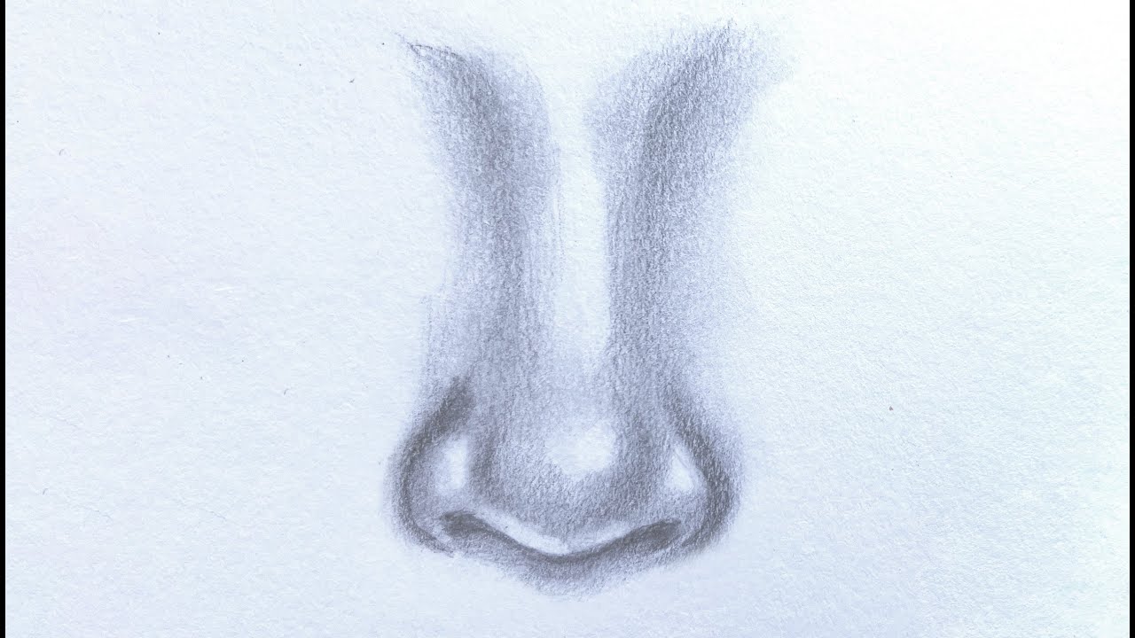 DIBUJA UNA NARIZ REALISTA - LA MANERA FÁCIL! #dibujo #drawing # ...