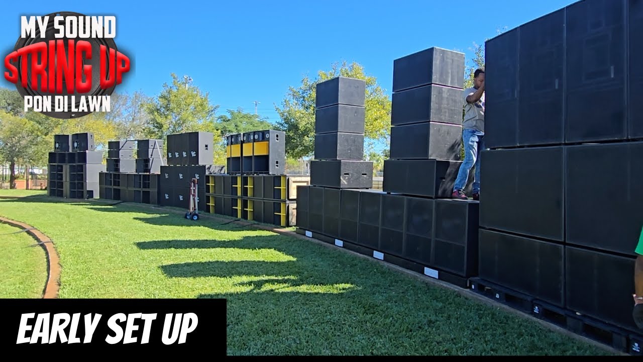 EARLY SOUND SYSTEM SET UP FOR ACID SOUND EVENT - YouTube