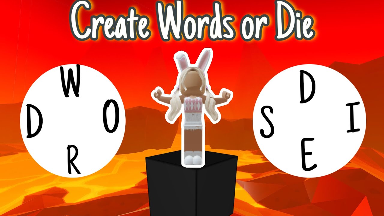 How Many Words Can You Create? Roblox Create Words or Die - YouTube