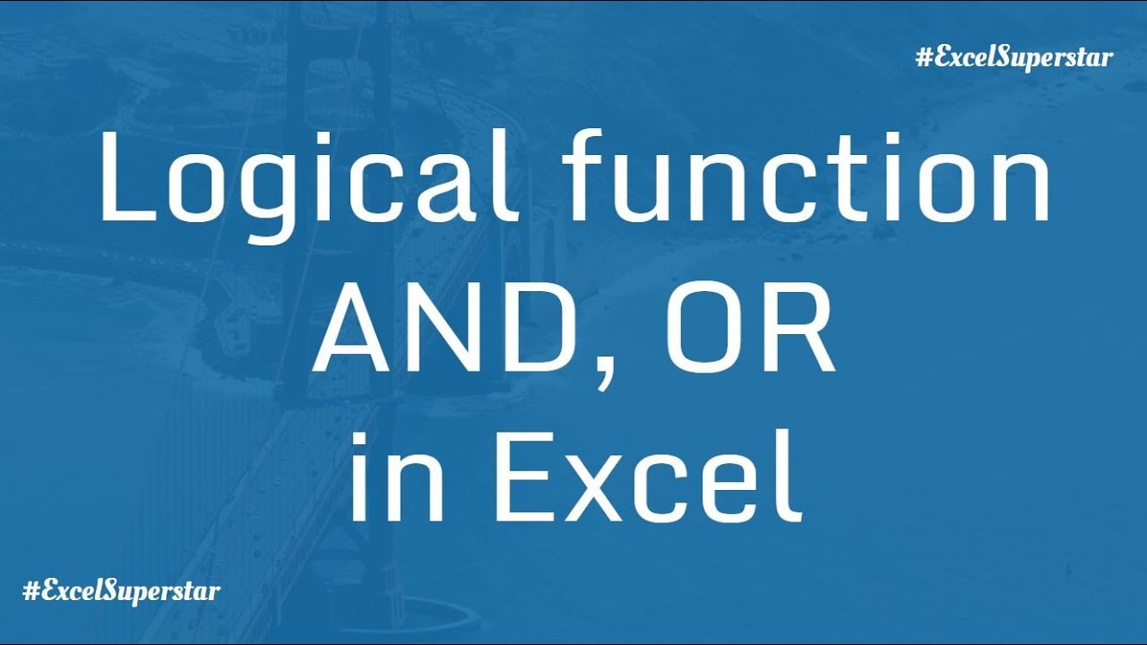 Excel Logical Function And Function Or Function Excel In Hindi Youtube 9876