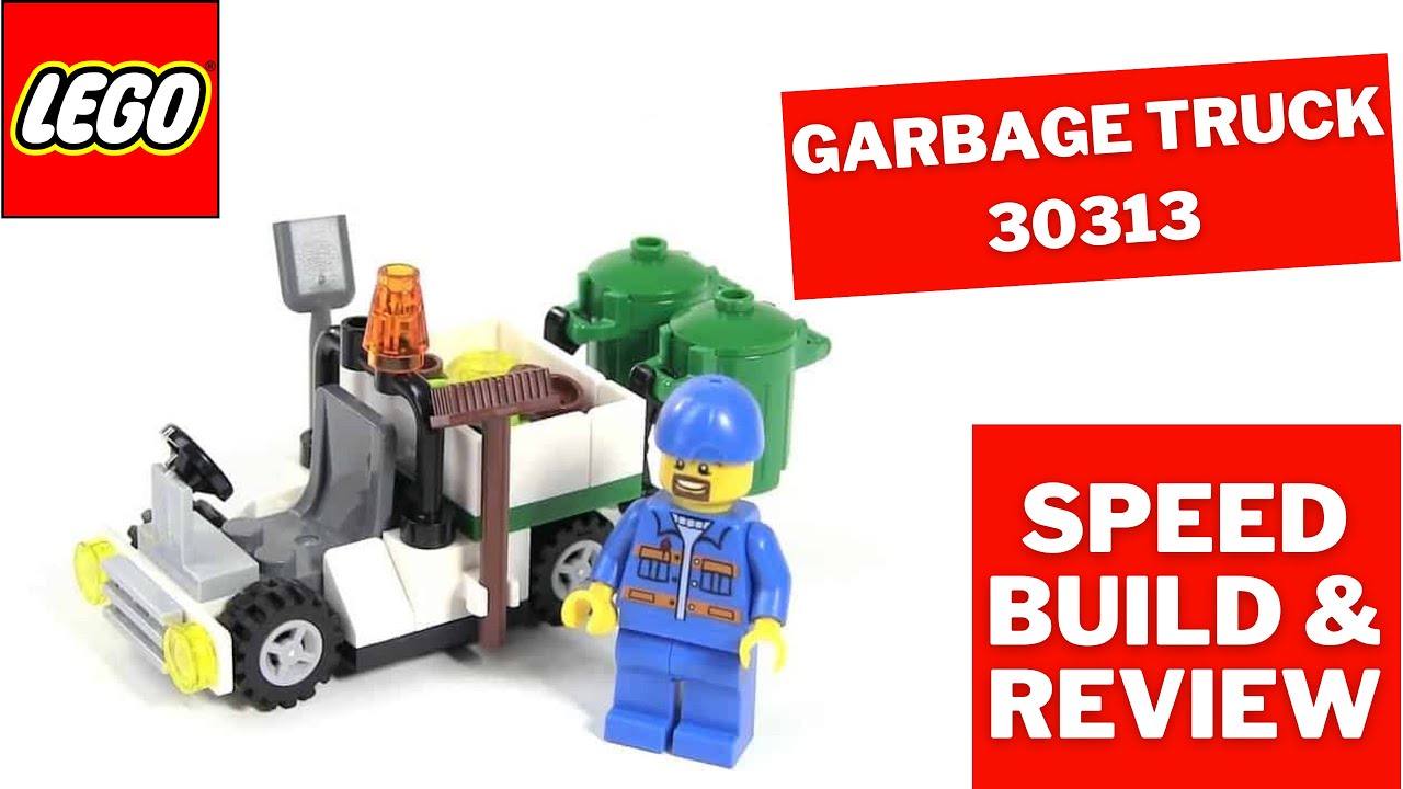 WATCH ME BUILD LEGO GARBAGE TRUCK POLYBAG SET 30313 SPEED BUILD AND ...