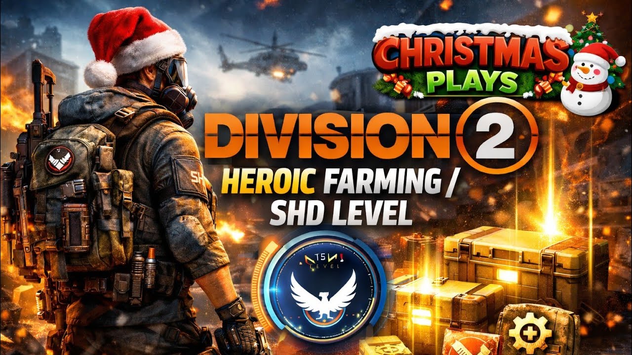 Tom Clancy's Division 2 | SHD Level Grindl Farming l Random Mission | 🔴 ...