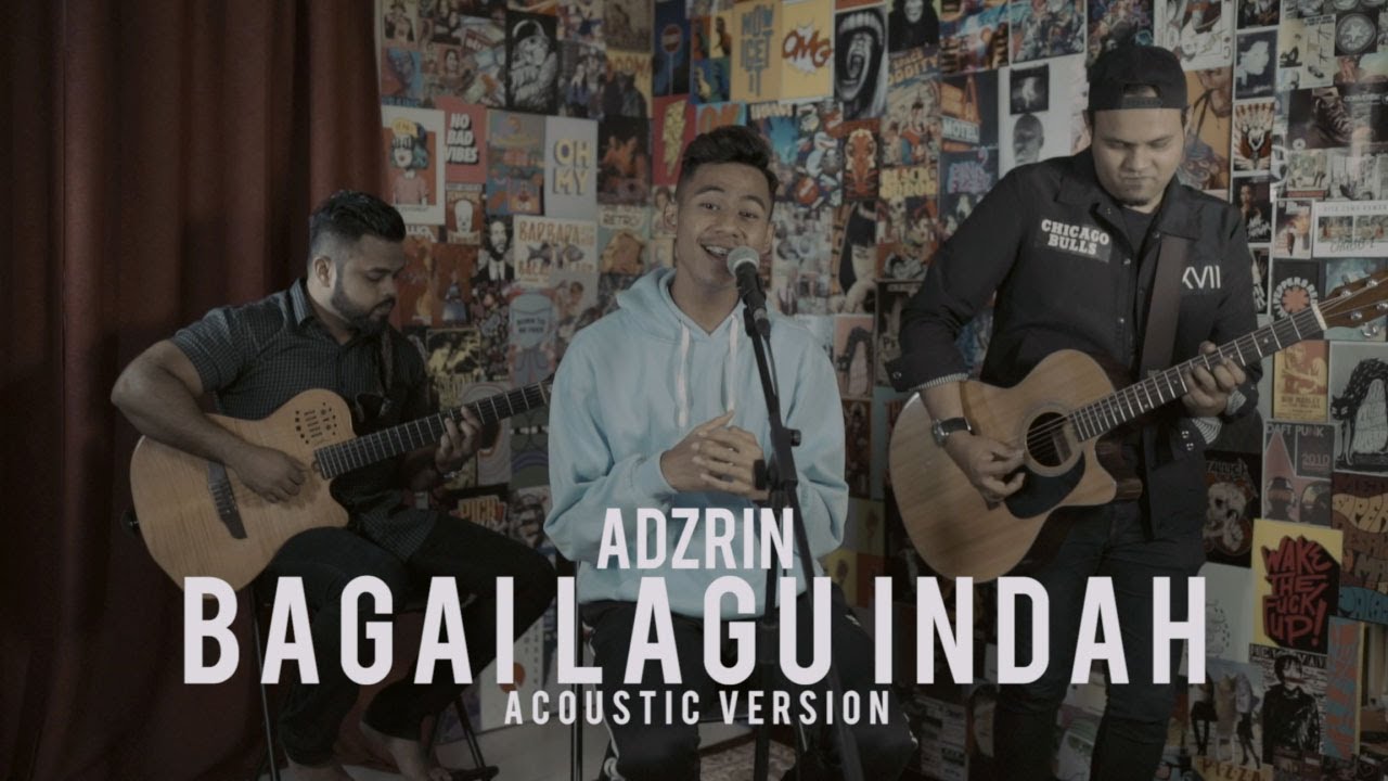 🔴 ADZRIN - Bagai Lagu Indah (OFFICIAL ACOUSTIC VIDEO) - YouTube