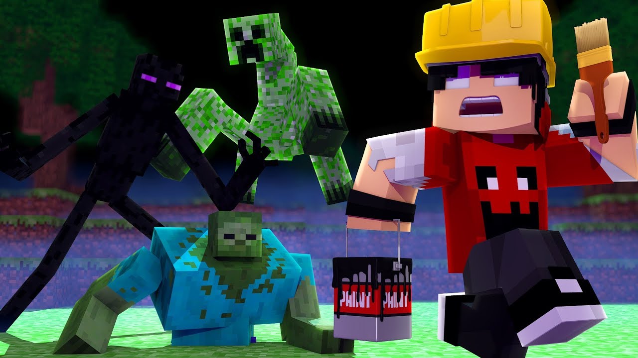 Minecraft: FIZEMOS UM MONSTRO - BUILD BATTLE ‹‹ P3DRU ›› - YouTube