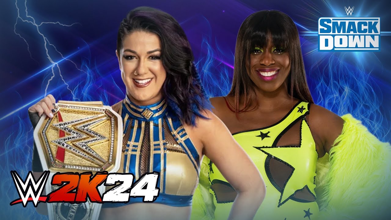 Bayley Vs Naomi (WWE Women’s Championship) [Smackdown 19/04/2024] - YouTube