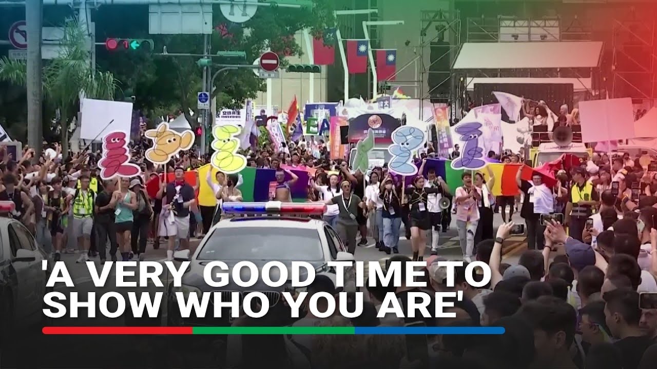 Taiwan celebrates diversity in East Asia's largest pride parade | ABS ...
