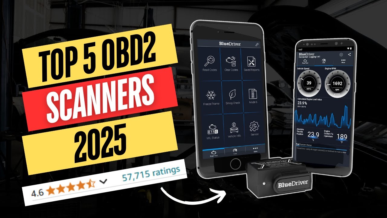 Top 5 Best OBD2 Bluetooth Scanners | 2025 Review - YouTube
