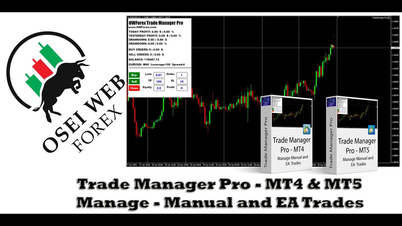 Trade Manager Pro (MT4 and MT5) - YouTube