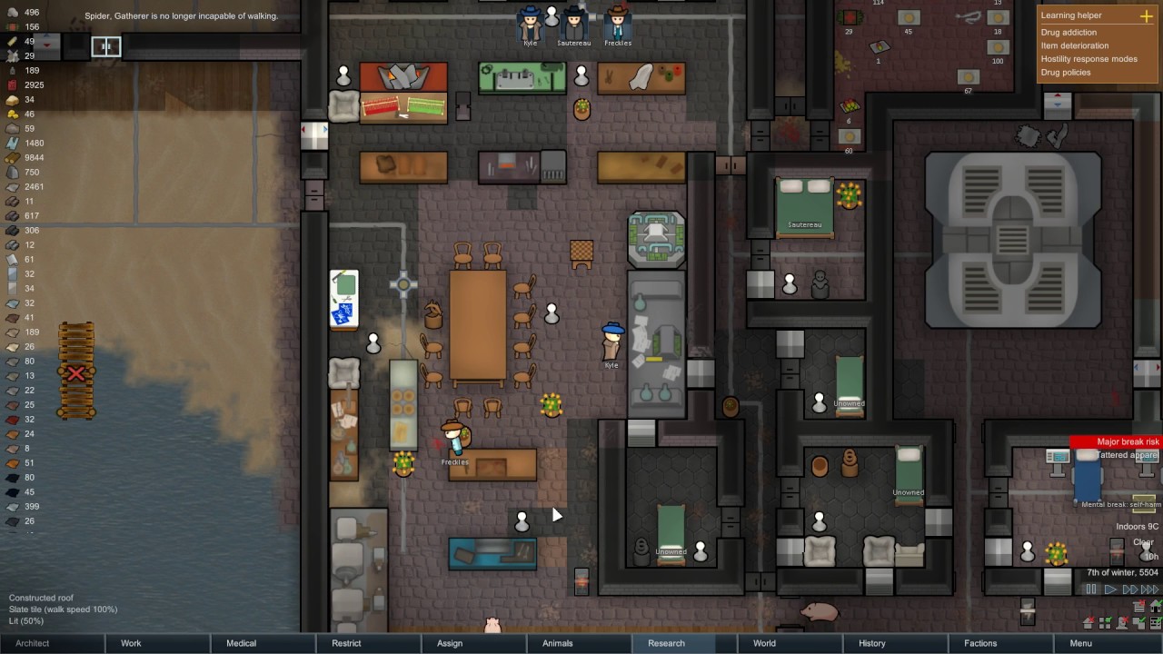 RimWorld #45 Mental breakdown in prison - YouTube