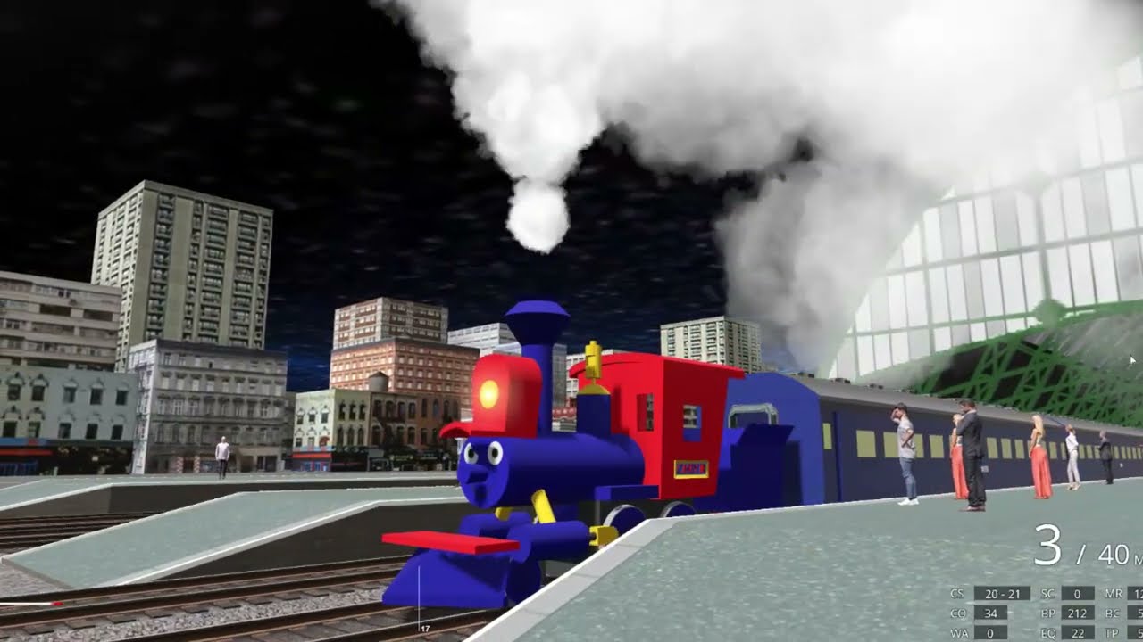 CASEY JR AND PASSENGER TRAINZ - FROM STATION TO STATION!-THE FLYING ...
