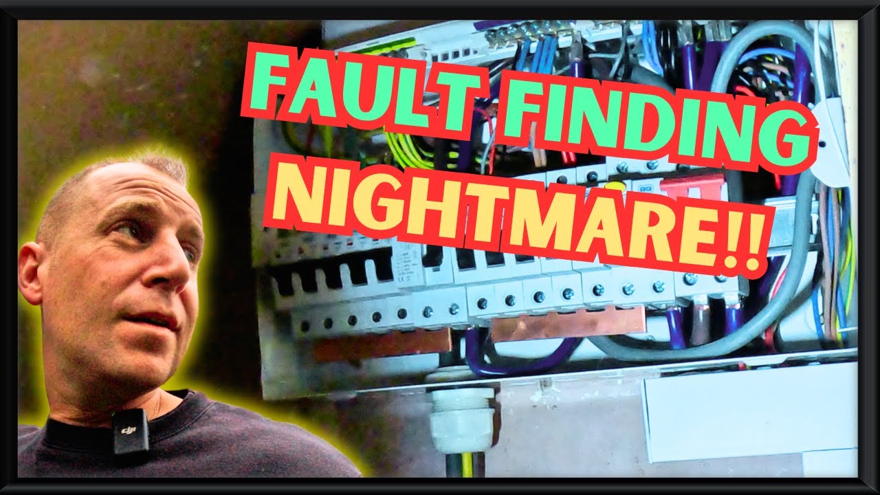 Electricians WORST job, faulty electrics call out. - YouTube