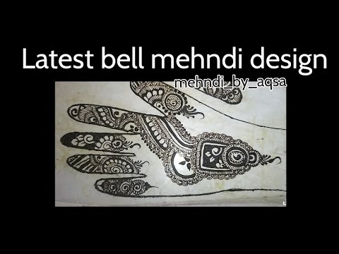 Latest bell mehndi design || new bell - YouTube