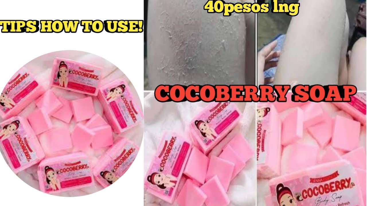 COCOBERRY SOAP REVIEW| HOW TO USE COCOBERRY| WHITENING PRODUCT💙 - YouTube