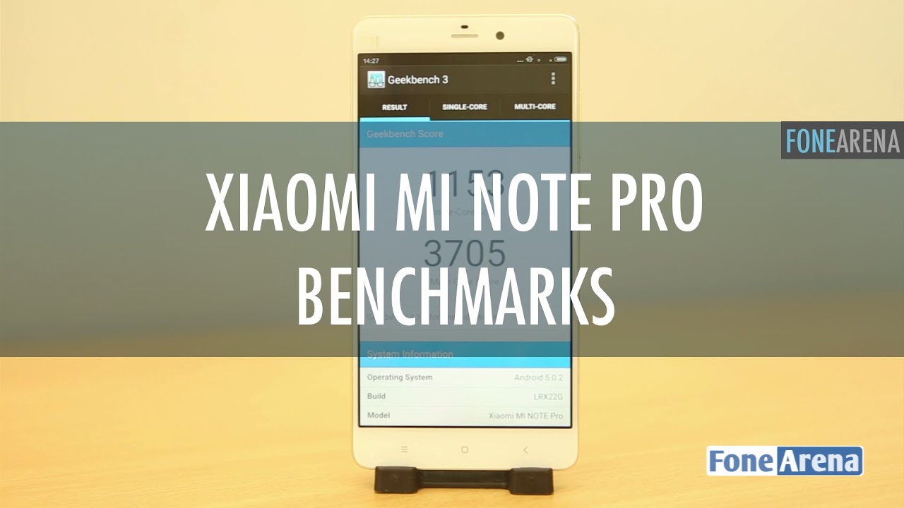 Xiaomi Mi Note Pro Benchmarks - YouTube
