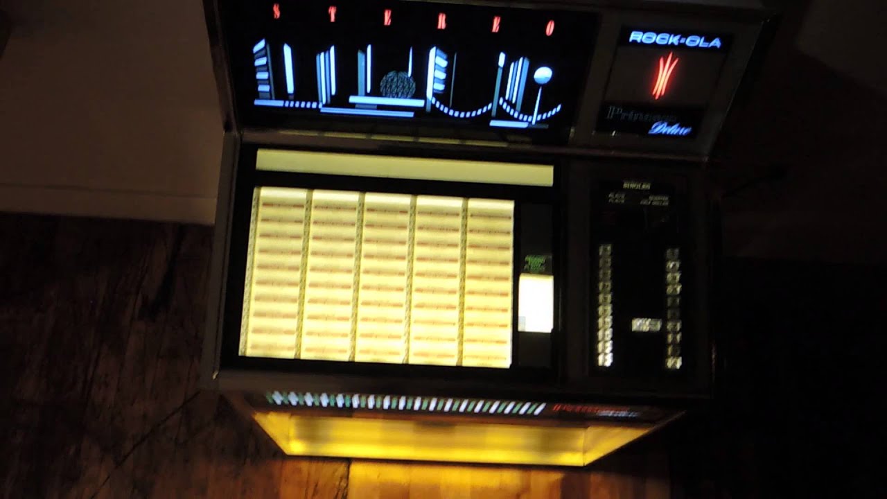 1967 Rock-Ola Princess Deluxe jukebox - YouTube
