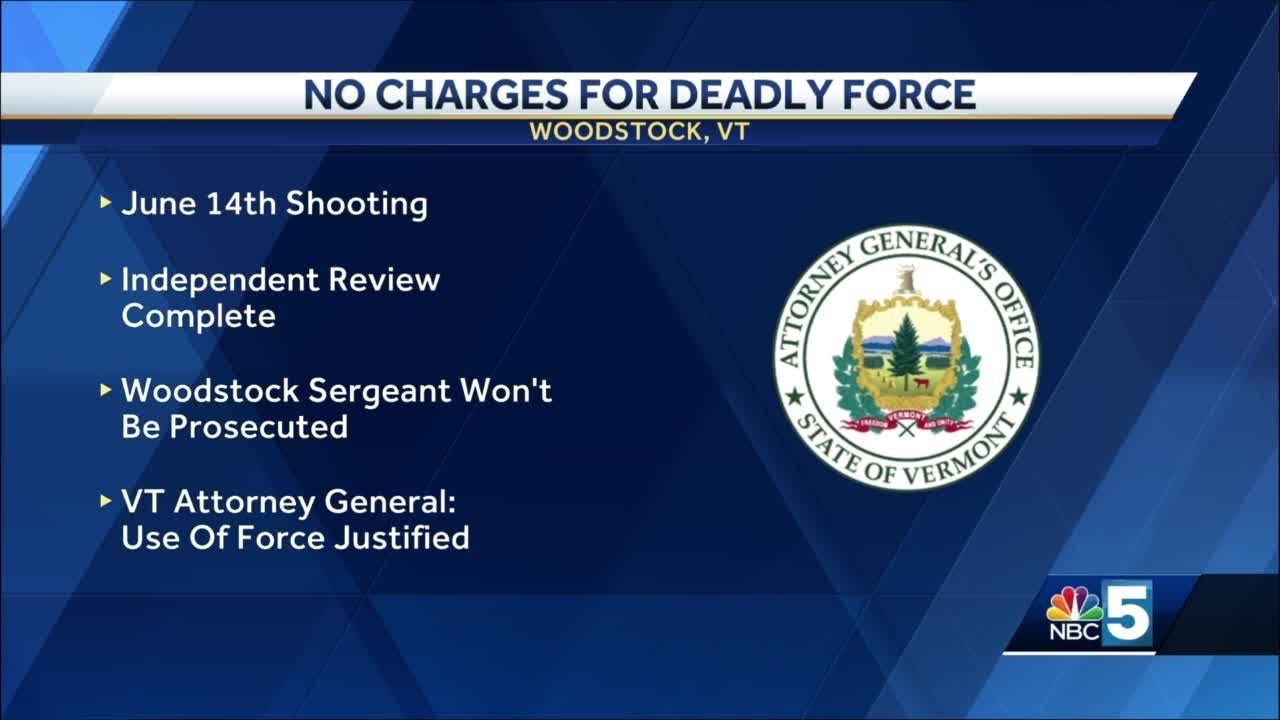 Woodstock sergeant's use of force justified - YouTube