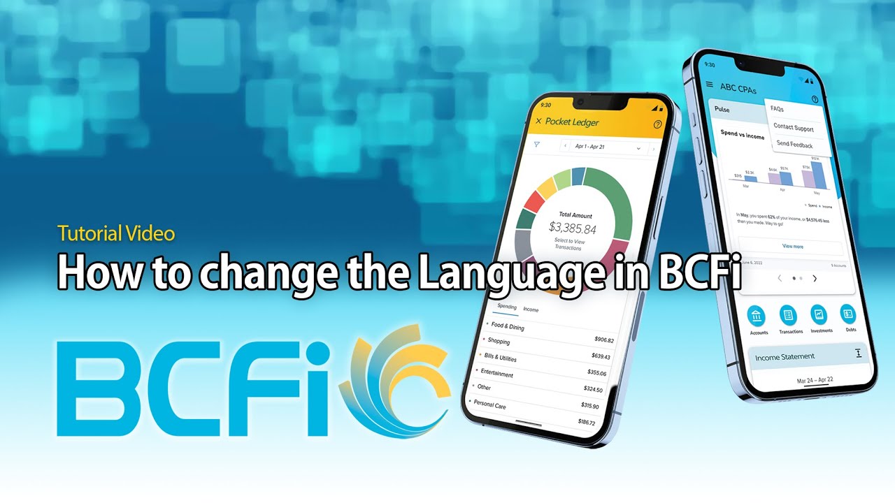 BCFI Tutorial 8 : How to change the Language in BCFi - YouTube