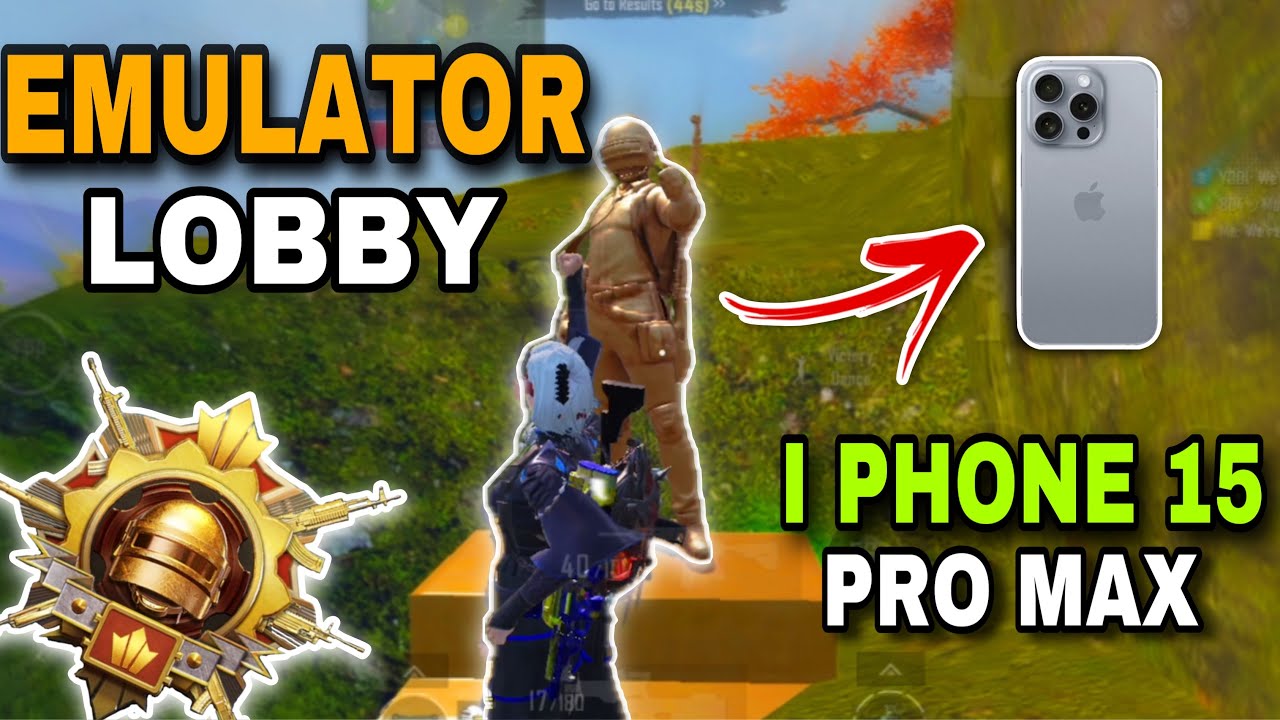 🔥NEXT LEVEL GamePlay ️With Emulator Lobby 🔥NOVA PUBG || i Phone 15 Pro Max ️ #gameplay # ...