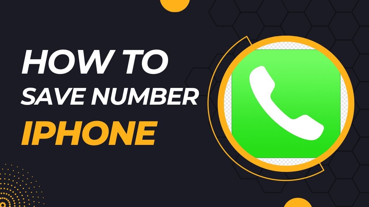 iPhone mein number kaise save karein | Kaise aasani se kisi bhi iPhone ...