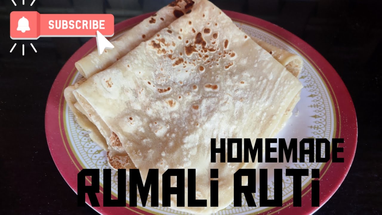 how to make rumali ruti in 2 minute 💕in home.... without any tawa or ...
