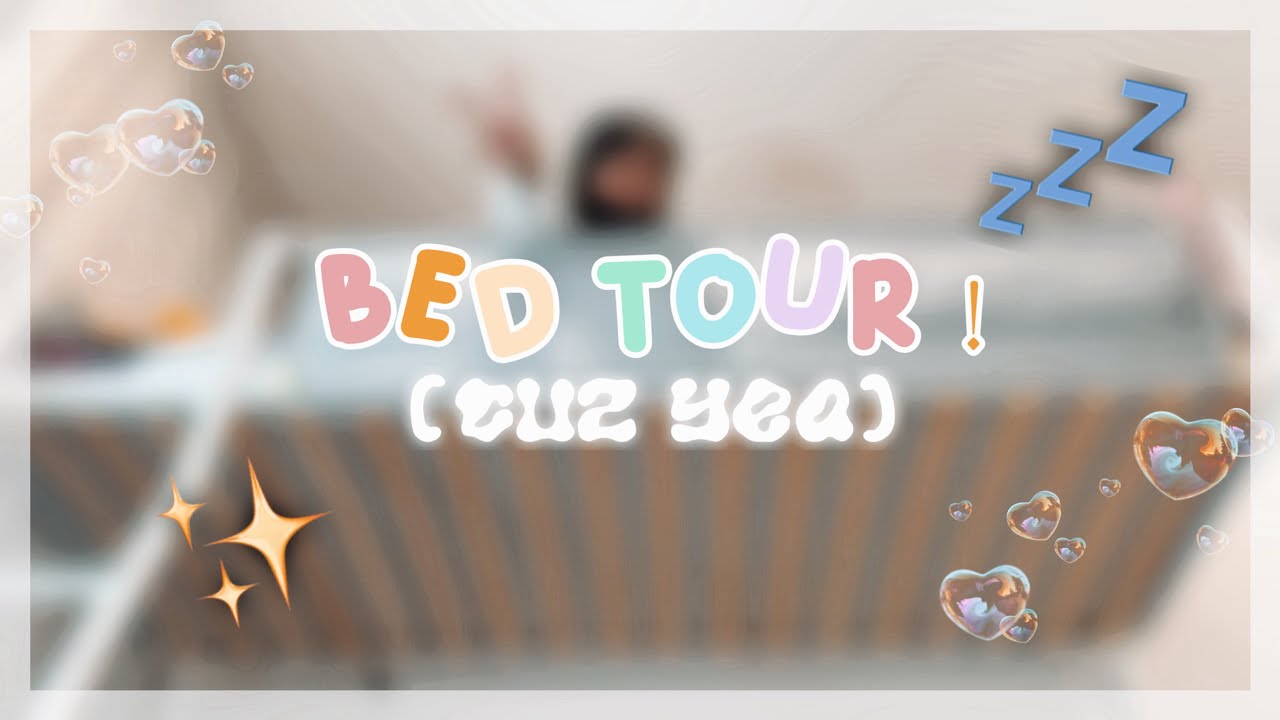 Bed tour ! 💤🫶 || #bed #aesthetic #tour - YouTube