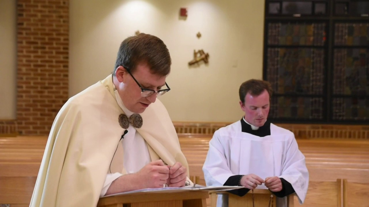 Holy Hour for Vocations with Fr. Adam Cichoski - YouTube