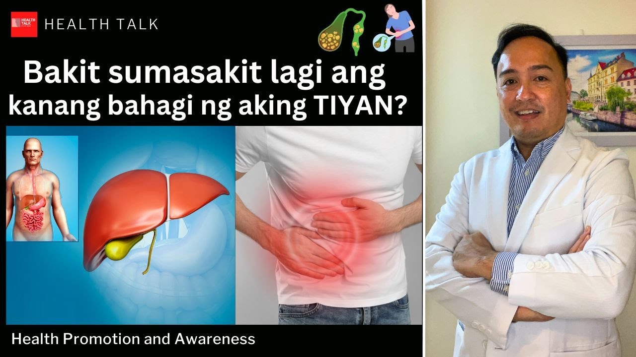 Bakit sumasakit lagi ang kanang bahagi ng aking Tiyan? - YouTube
