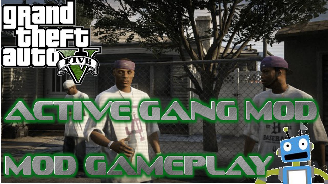 GTA V PC Active Gang Mod 0.1a Mod Gameplay - YouTube