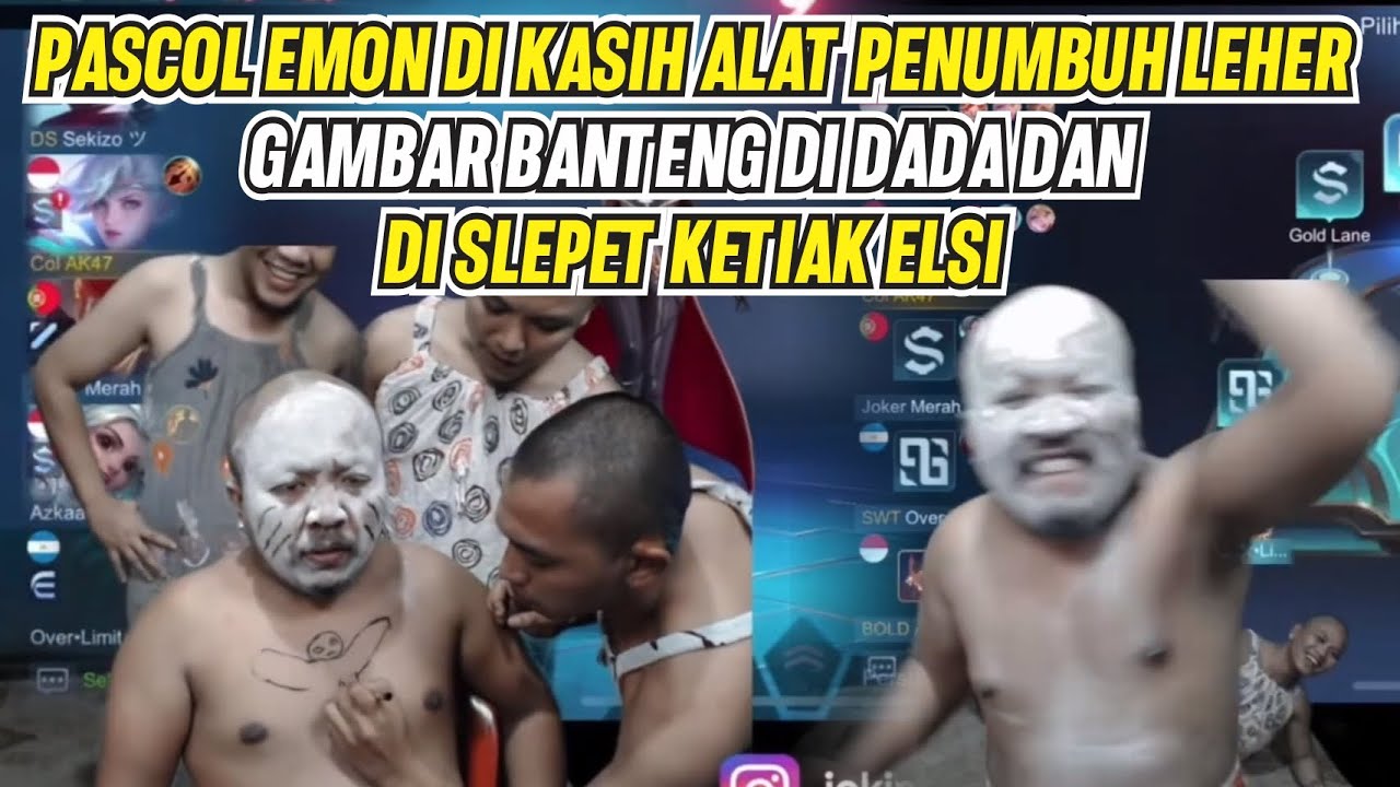PASCOL NGAMUK DI KASIH ALAT PENUMBUH LEHER DAN DI SLEPET KETIAK ELSI ...