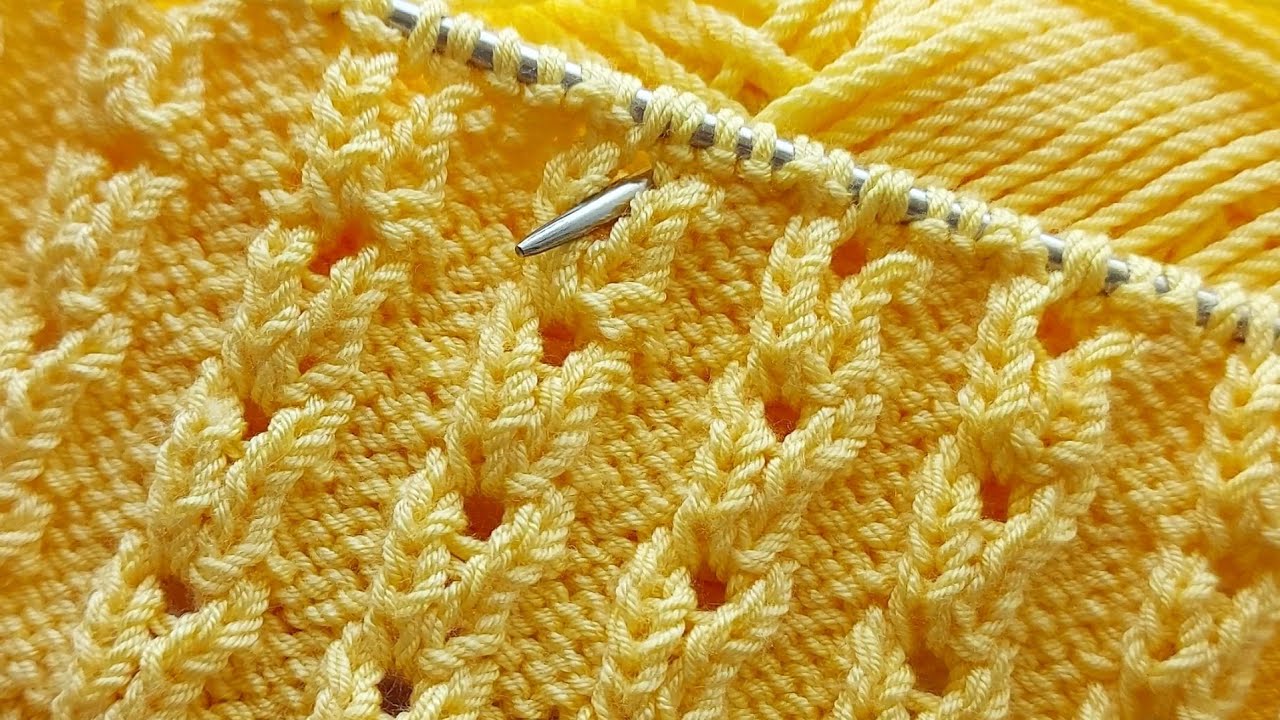 Easy And Beautiful knitting pattern - YouTube