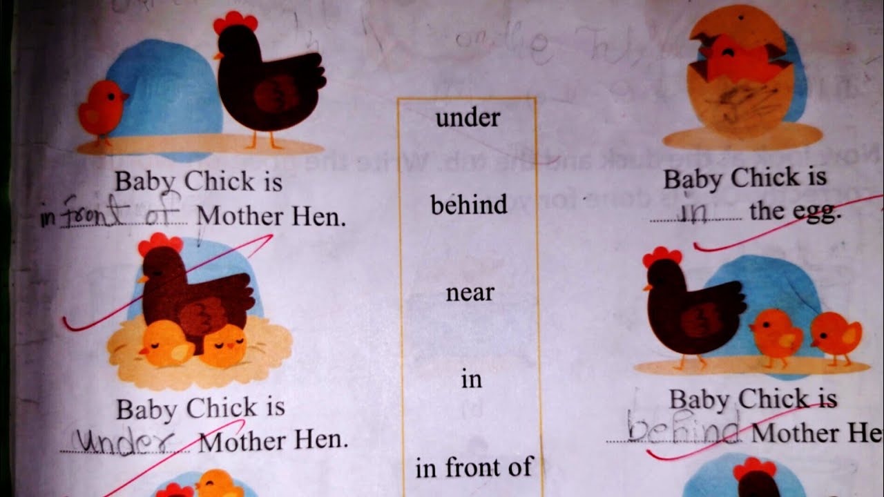 Preposition||Learn to use preposition Under, Behind, Near, In, In Front ...