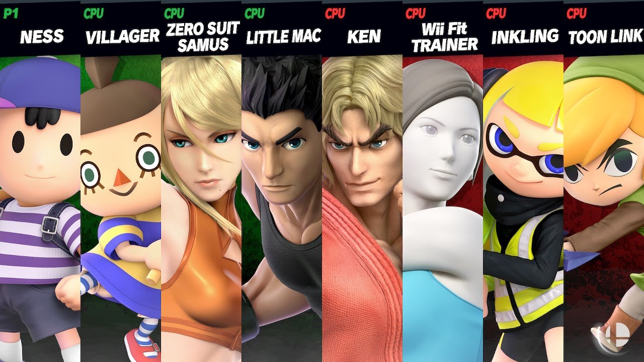 Super Smash Bros. Ultimate – Team-Stamina Fight in Figure 8 Circuit ...