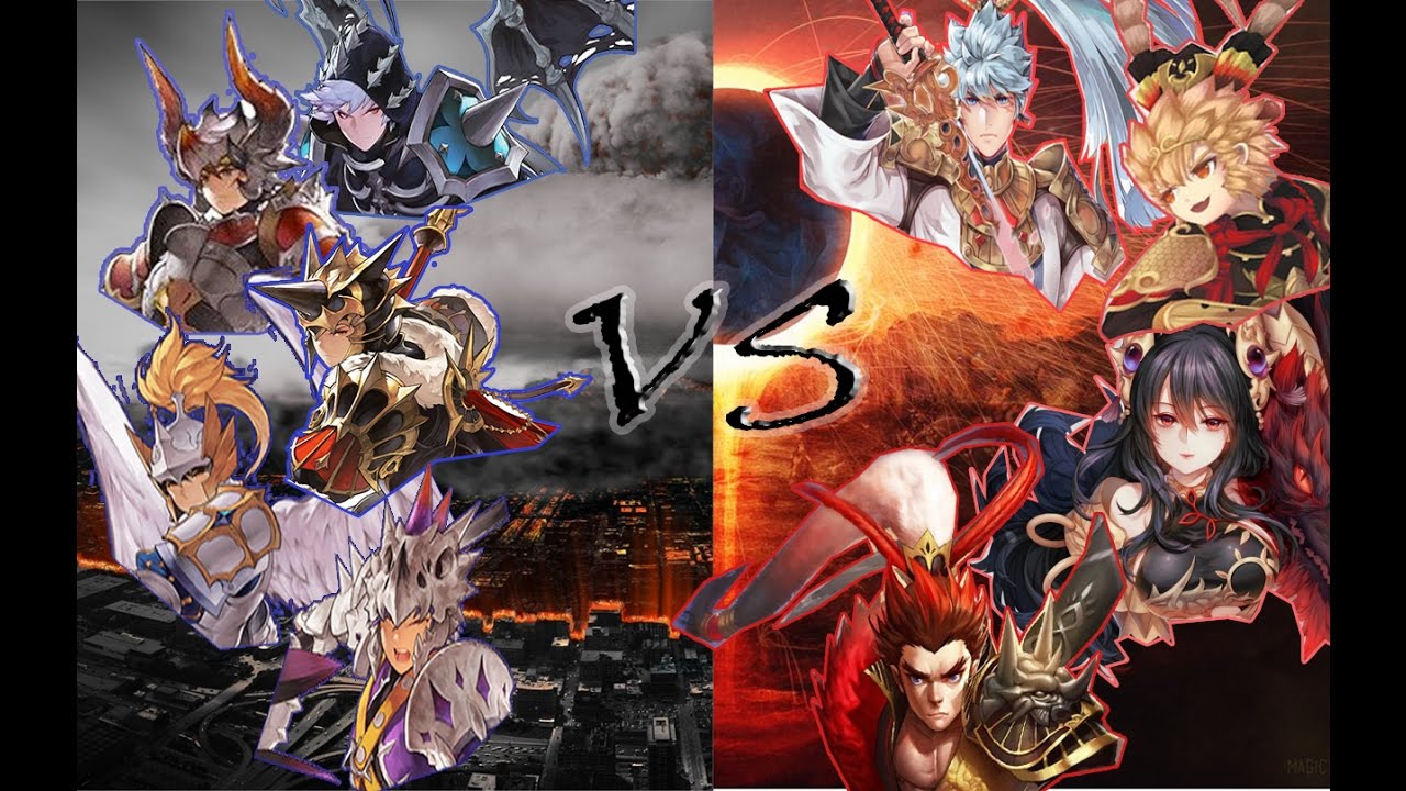 SEVEN KNIGHTS vs FOUR LORDS - YouTube