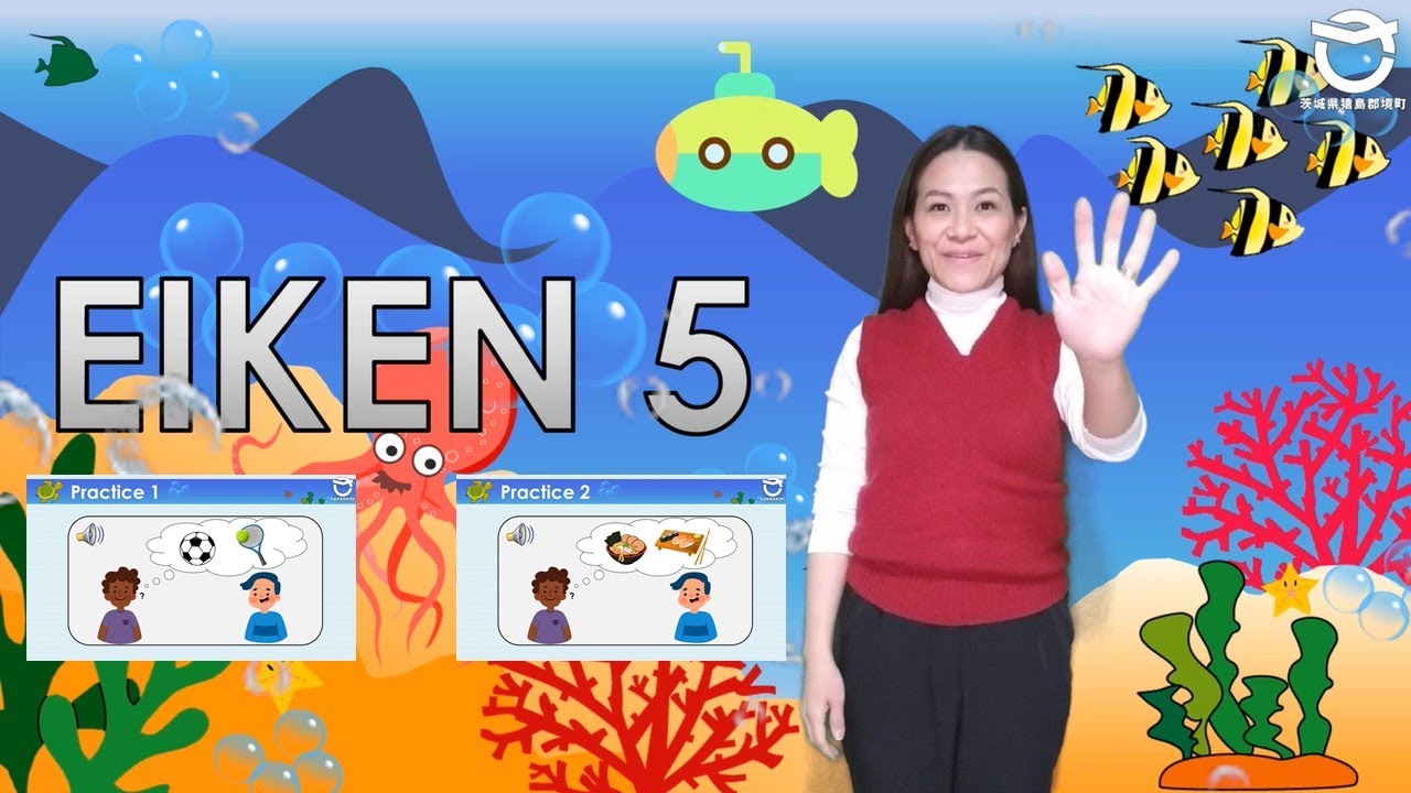 Let's practice EIKEN level 5! #08｜Listening Test: Conversation ...