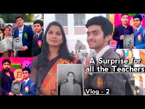 A Surprise for All Teachers & Art Exhibition Fair #saumyvlog-2 First ...