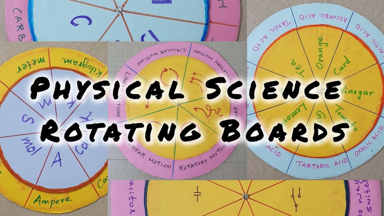 Physical Science Rotating Boards | tlm ideas | B.Ed commission | tnteu ...