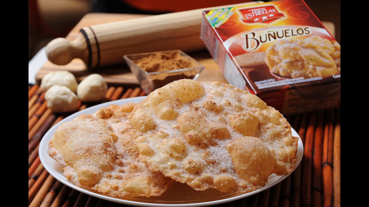 Dough fritters or Elephant ears - Buñuelos - YouTube