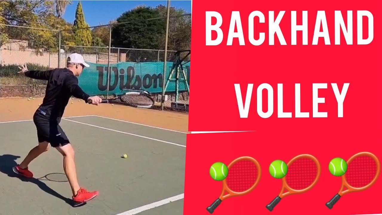 Backhand Volley ins and outs. (Super Slow-motion) - YouTube