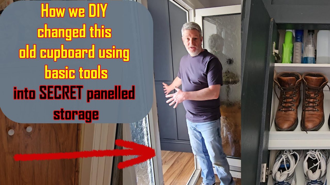 Building SECRET DIY storage PART 1 using basic DIY tools. - YouTube