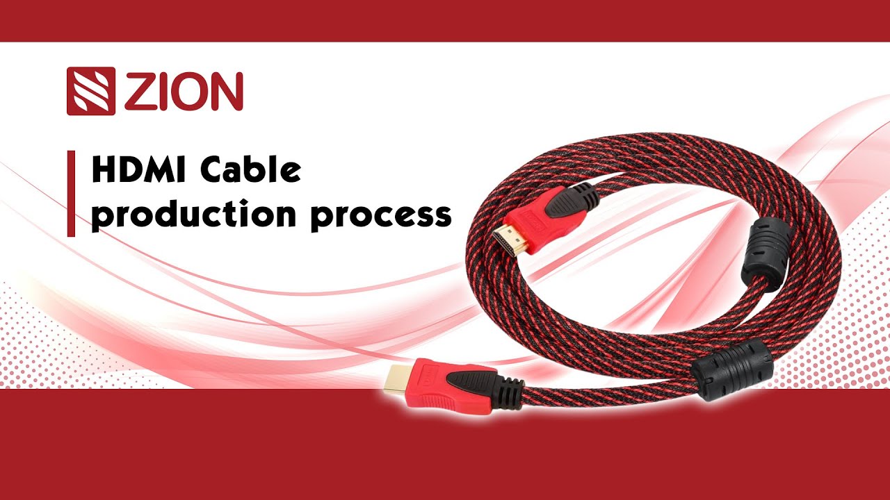90 seconds to know HDMI cable production process - YouTube
