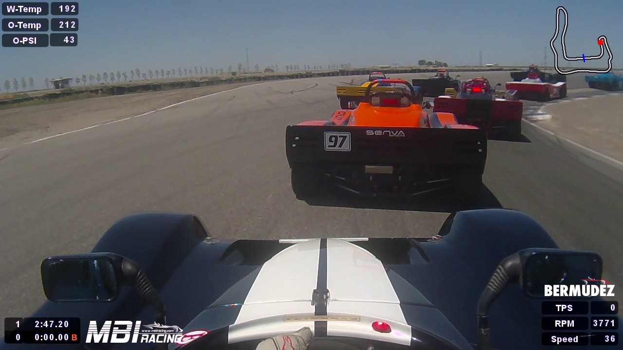 The first few corners of the race are always the most fun ...