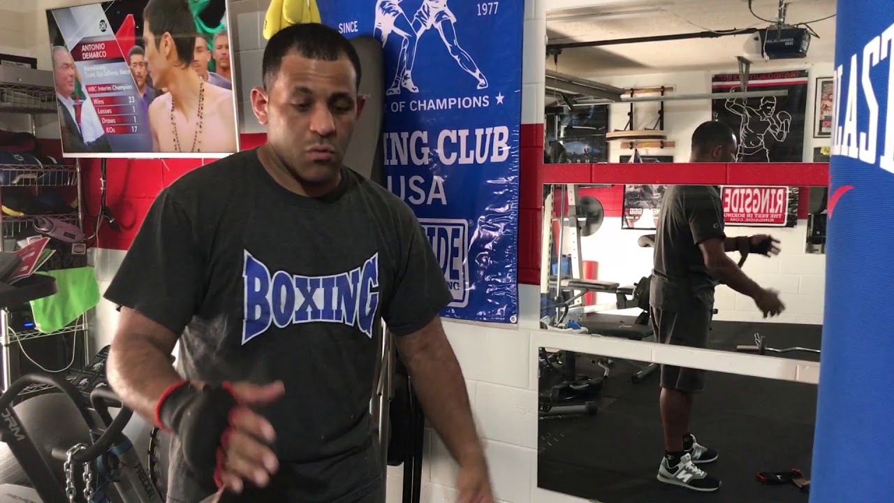 Garage boxing\weight gym updated mirrors. - YouTube