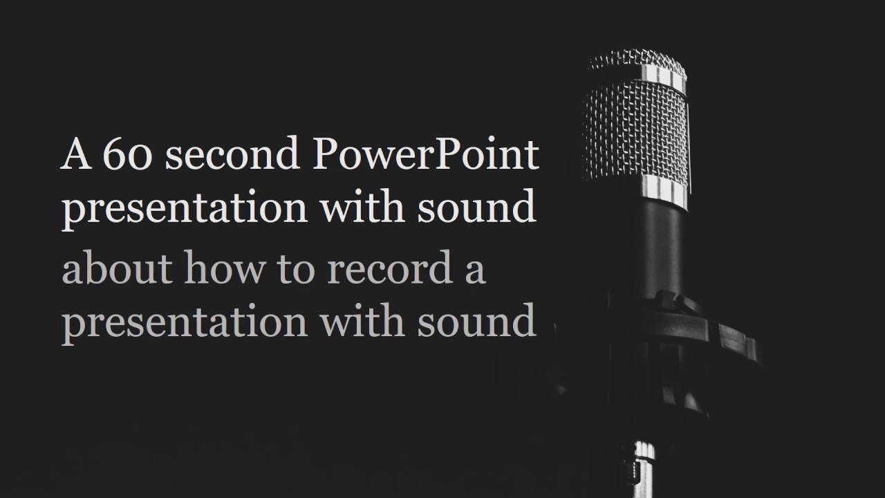 Recording PowerPoint With Narration In Windows 10 YouTube Recording PowerPoint With Narration In Windows 10 YouTube